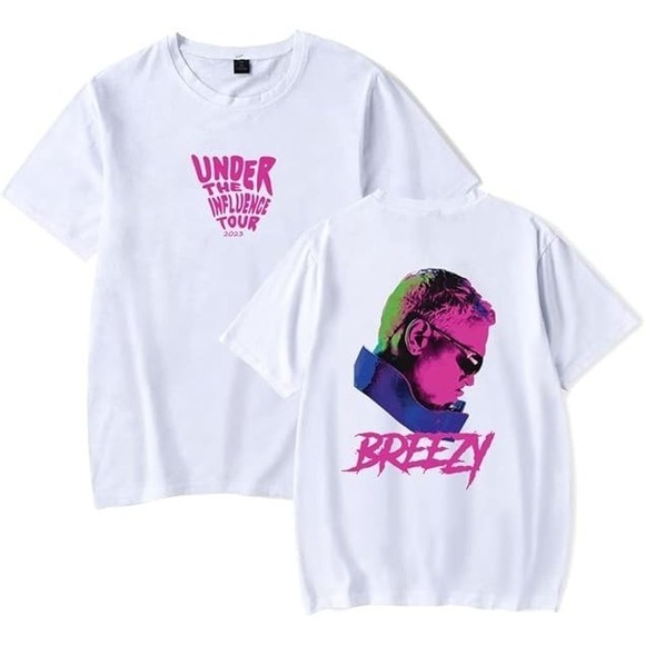 Shirts | Chris Brown Breezy Pro Unisex Tshirt Gift For Fan 2 Sided ...
